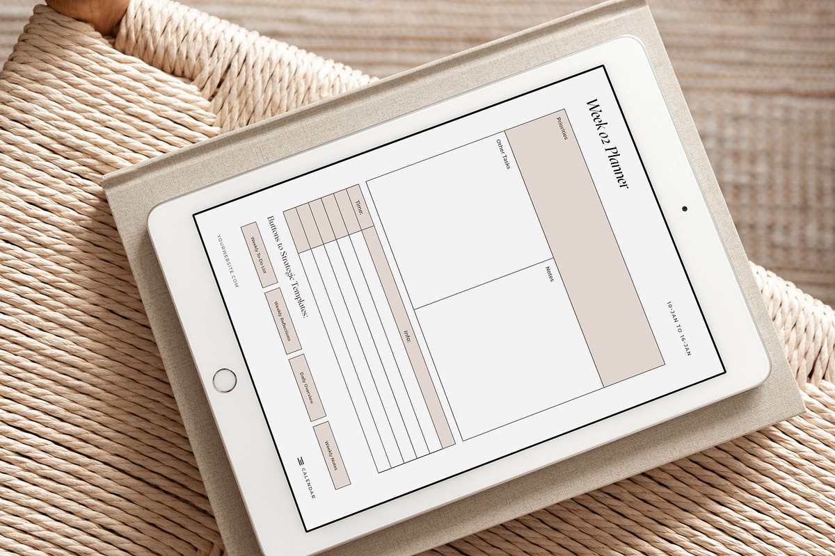 Digital Planner Templates INDESIGN, a Templates & Theme by AndrewPixel
