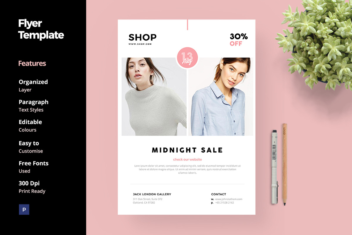 Fashion and Clothing Flyer Template, a Flyer Template by ariodsgn