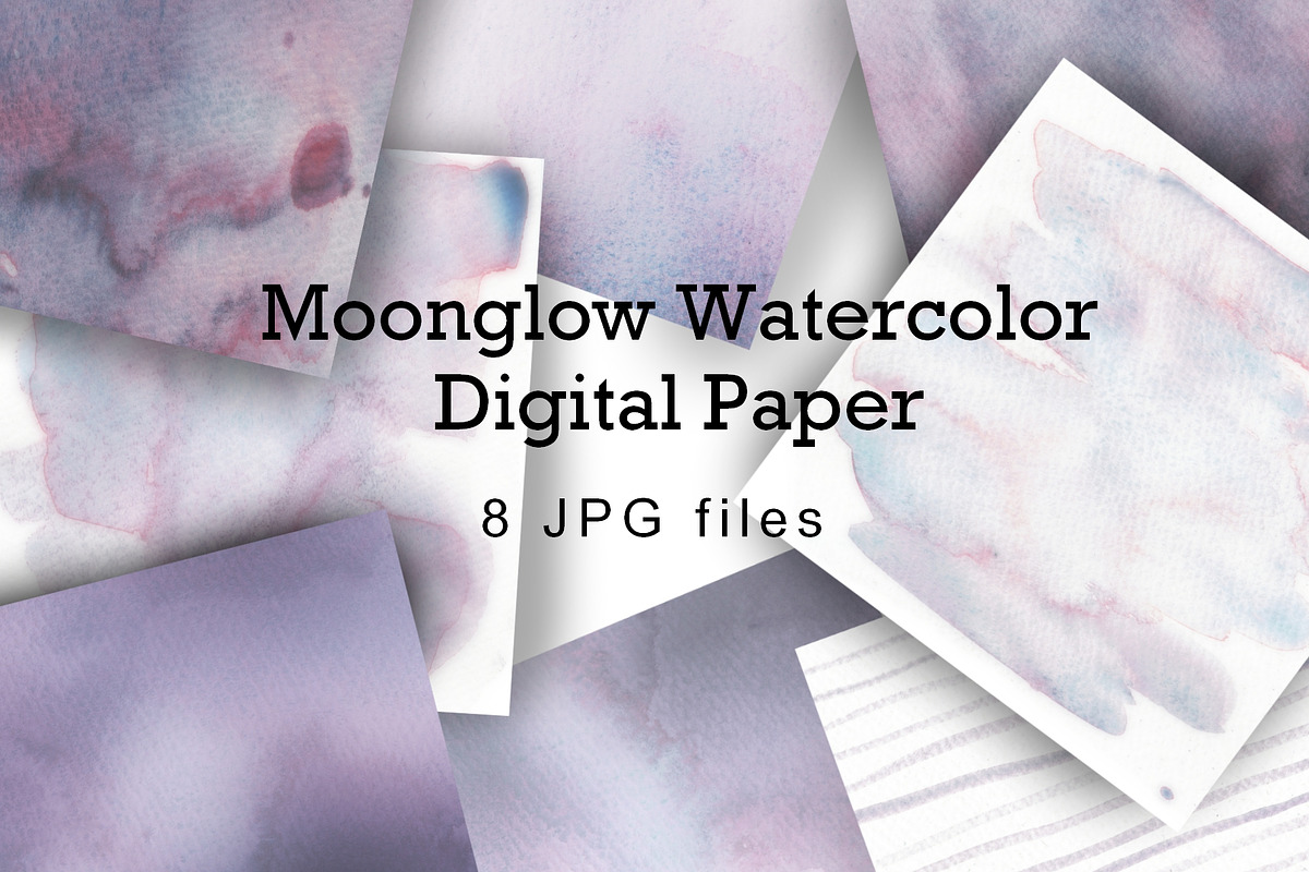 Watercolor Wash Digital Paper, a Texture Graphic by Tubigan Art