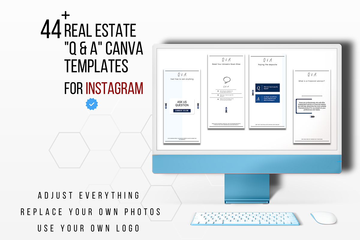 Q&A Canva Template, a Social Media Template by Kay Designs | canva faq ...