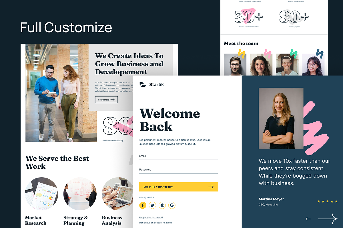 Business Website Figma Template