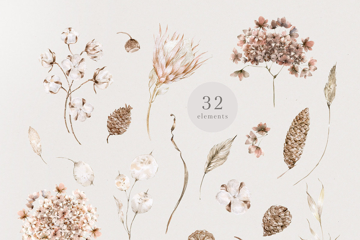 Boho winter atmosphere, a Decorative Illustration by astelenadesign