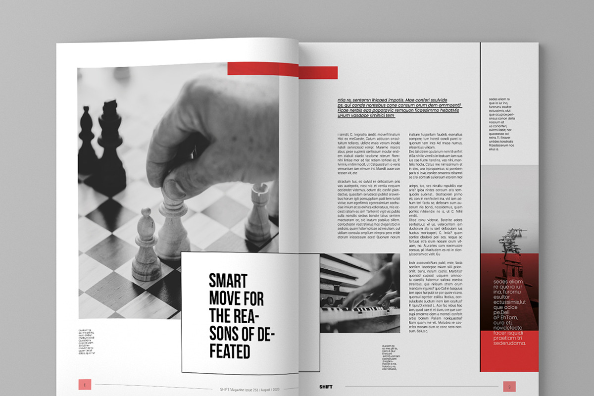 Shift - Magazine Template, a Magazine Template by inspirasign ...