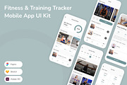 Fitness Training Tracker App UI Kit, an UI Kit Template by Betush