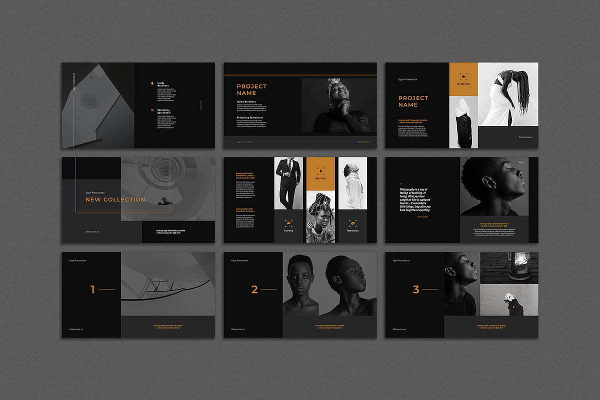 Cygni PowerPoint Presentation, a Presentation Template by SlideStation