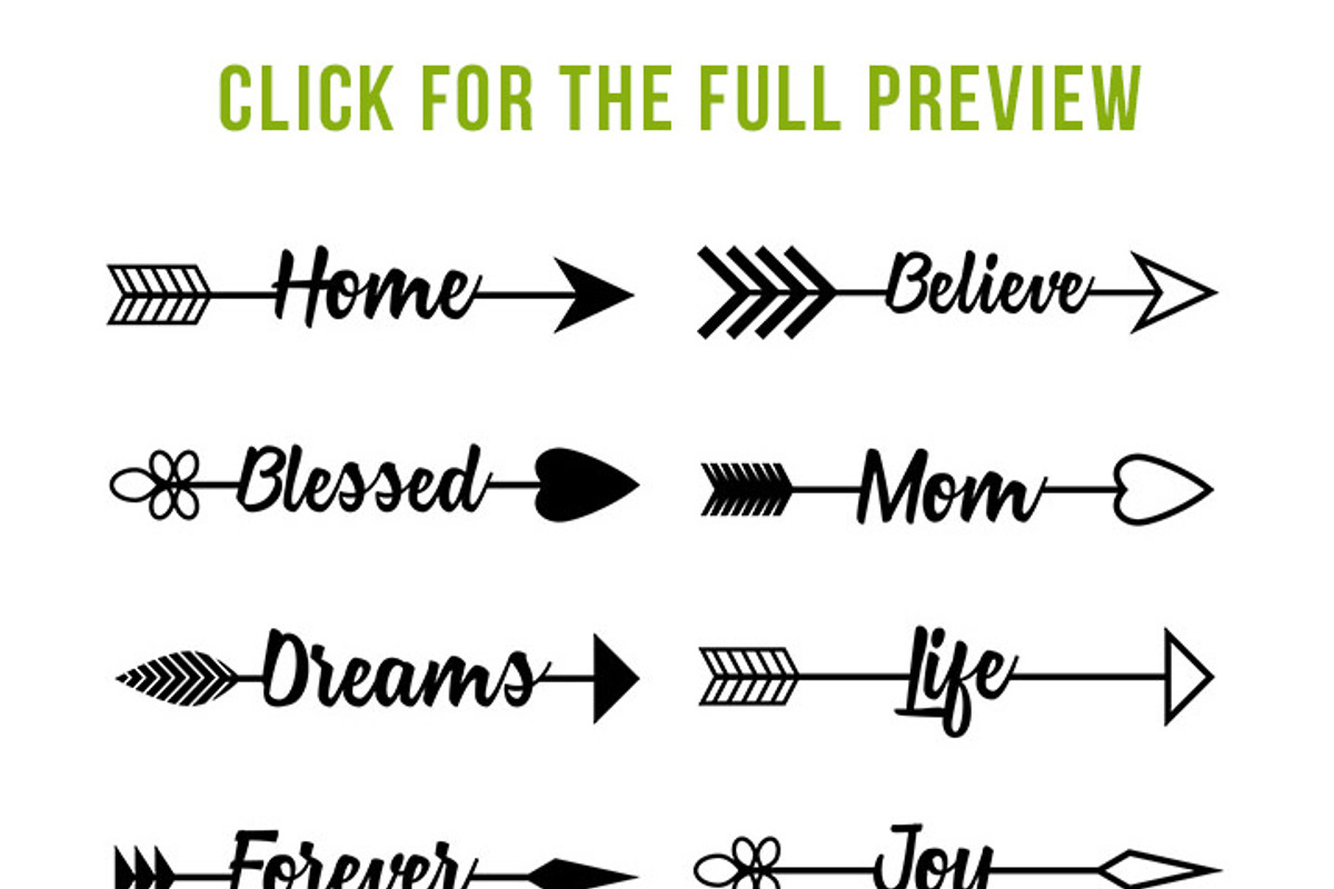 90+ Arrows Clipart Mega Bundle, a Decorative Illustration by The ...