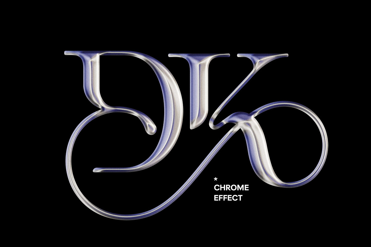 Chrome Logo Effect, a Layer Style Add-On by Design Squad