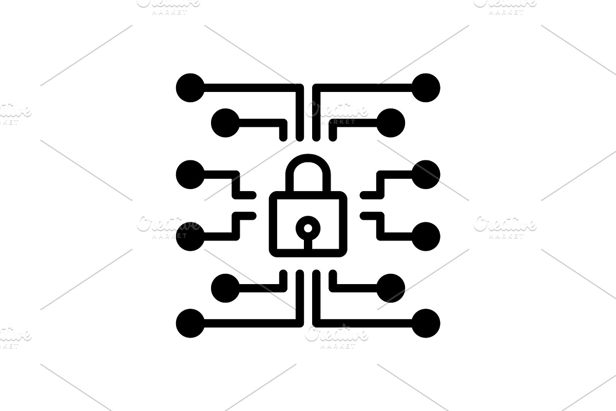 Network protection icon, an Icon by Creative priyanka