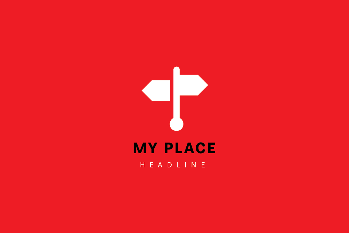 My place logo template., a Branding & Logo Template by Anton Akhmatov