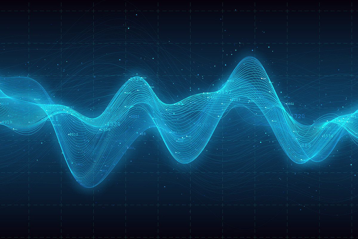 Big Data Wave Graph, an Object Graphic by GarryKillian