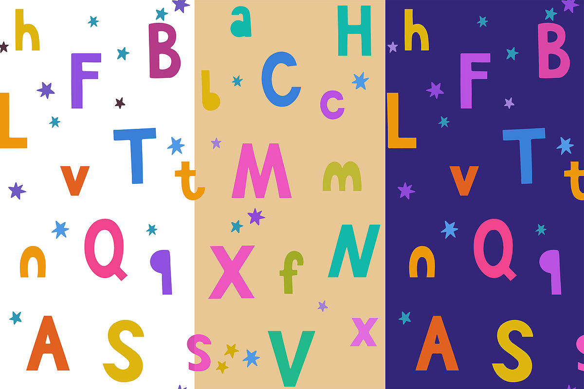 Colorful Dino alphabet, an Education Illustration by Robusta