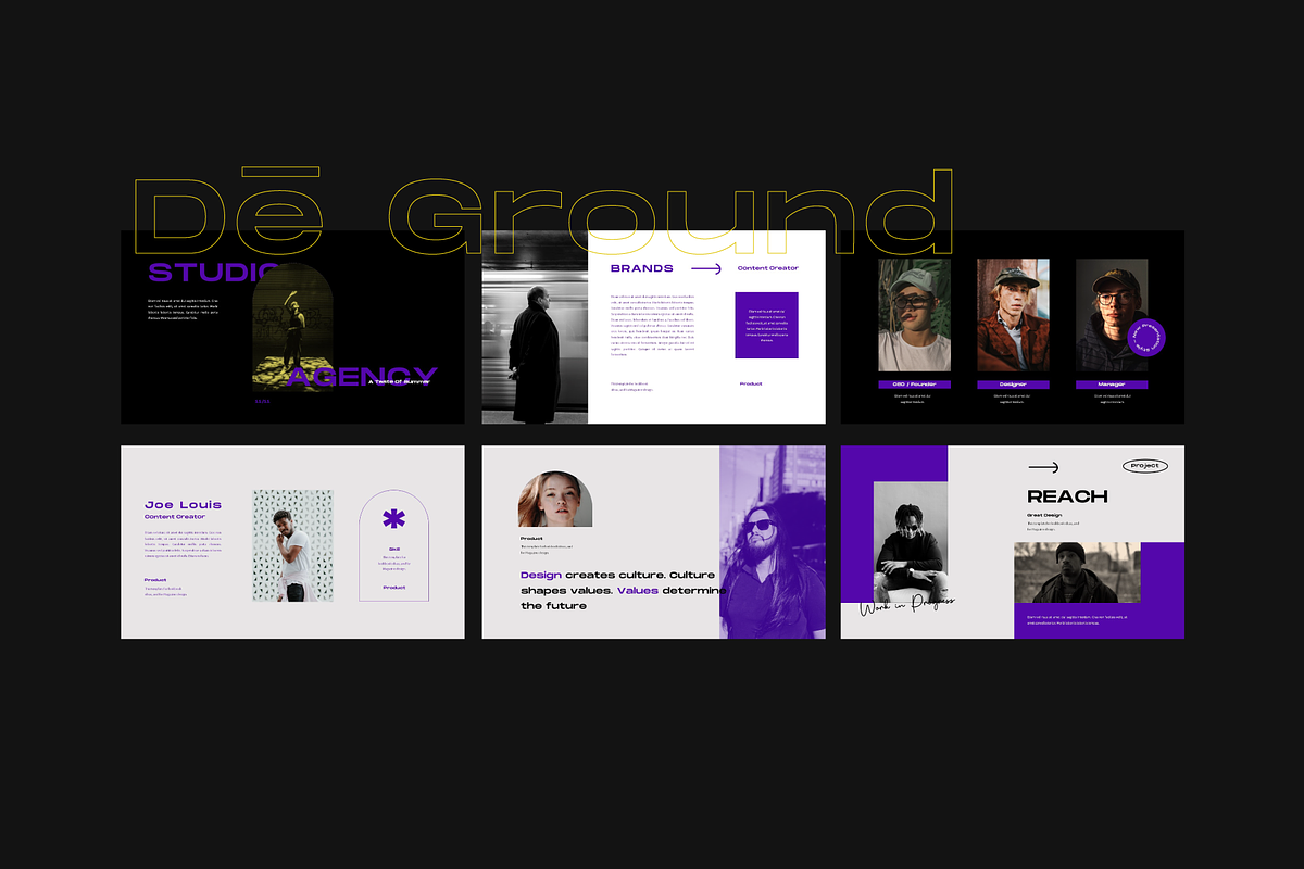 D Ground Powerpoint Template, a Presentation Template by Yo Slide