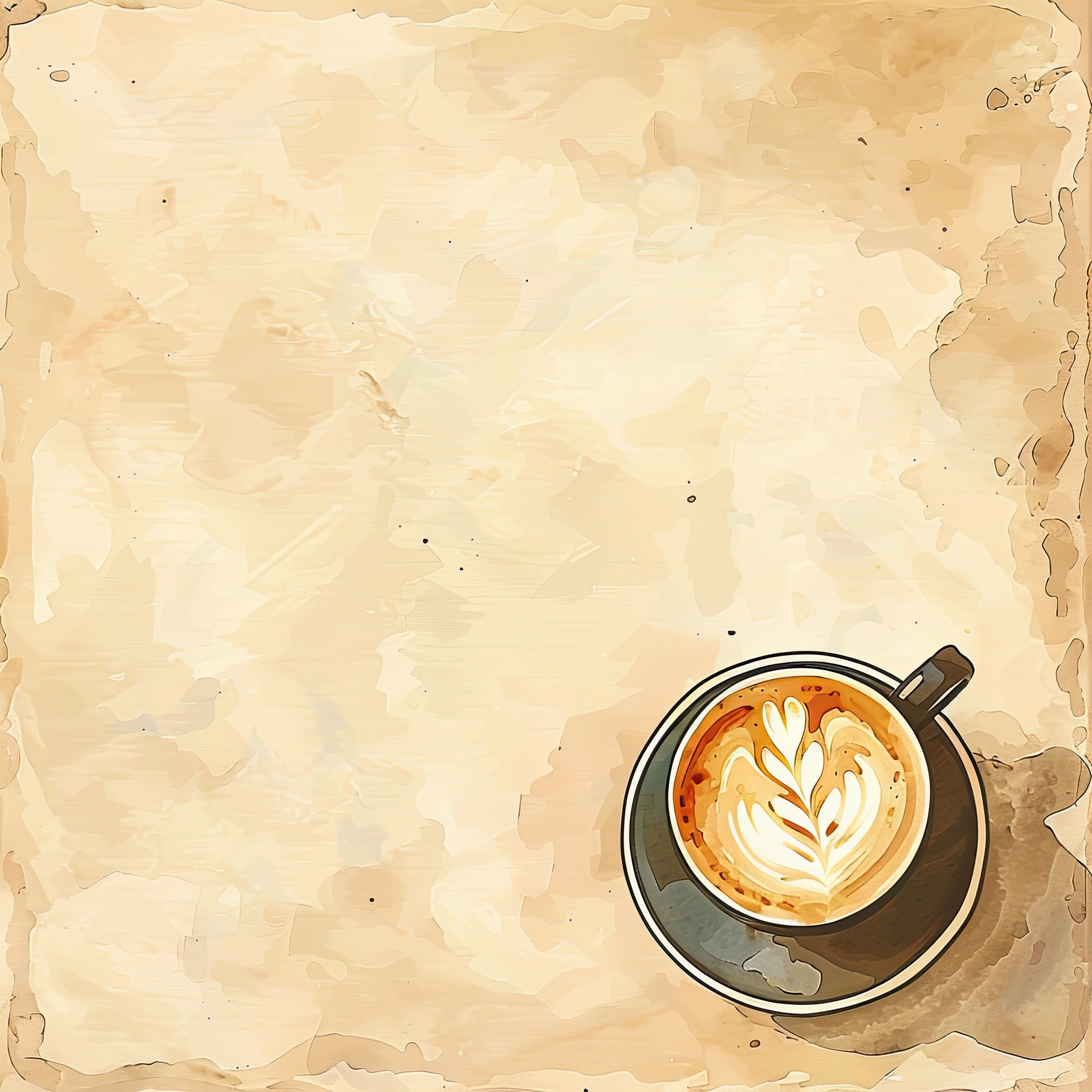 Minimalist coffee themed background, a Background Photo by Virgo Studio
