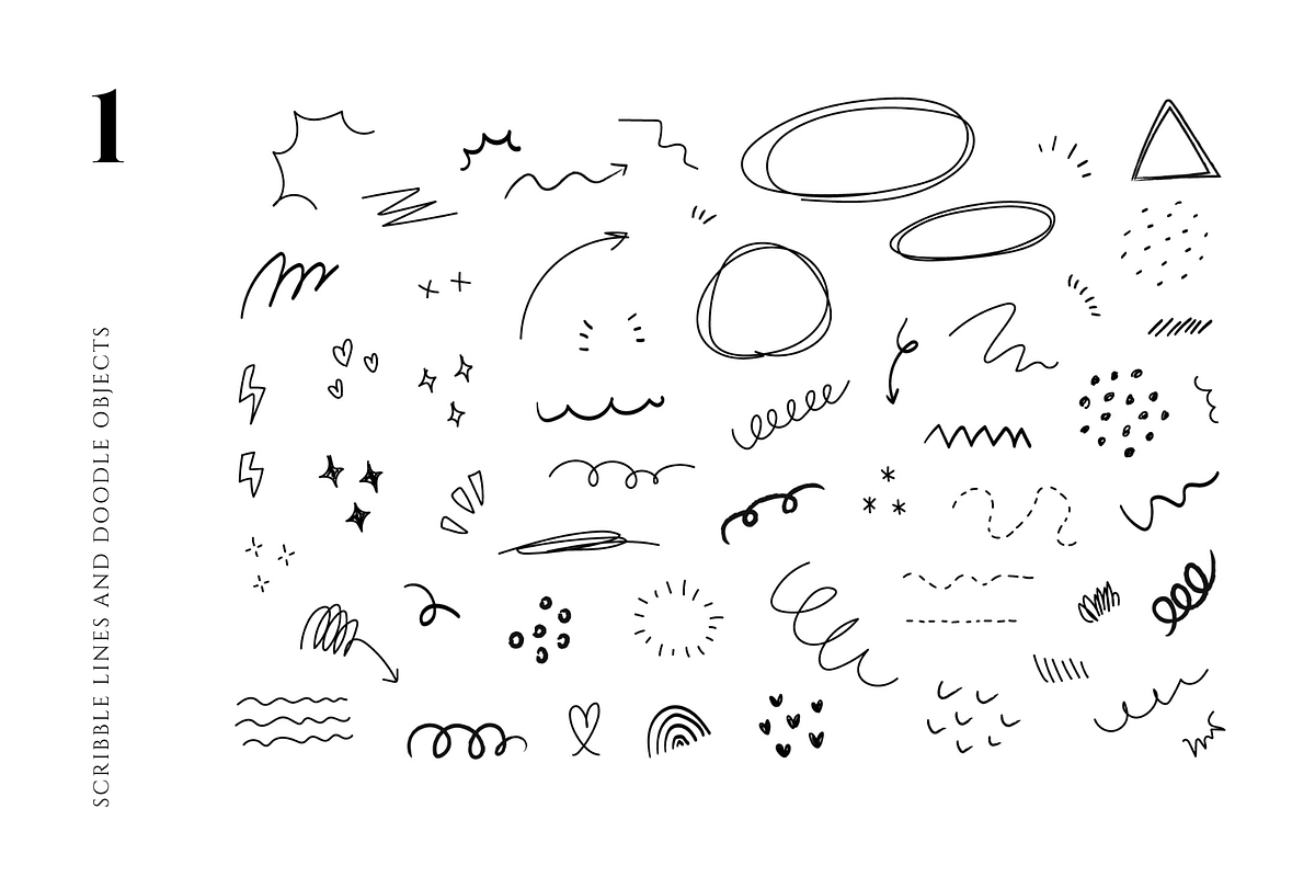 438 scribbles & doodles, an Object Graphic by Pinkbrush