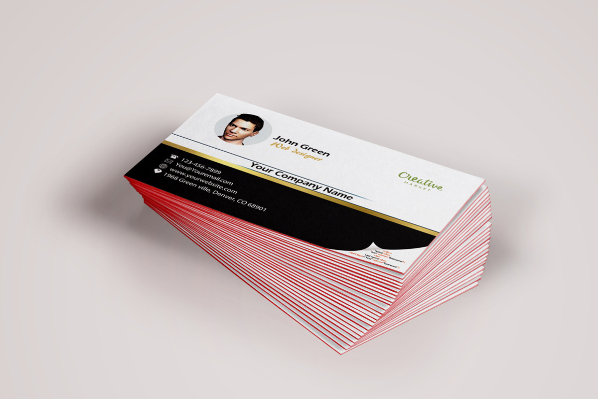 Web designer Business Card, a Business Card Template by NawaTechs