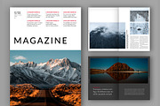 Classic Magazine Layout (A4+US), a Magazine Template by tomsarraipodesign