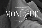 Monique Display Font Duo | Logo Font