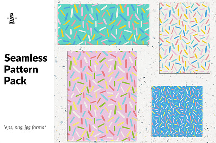 Bright Candy Digital Paper Patterns | Graphic Patterns ~ Creative Market