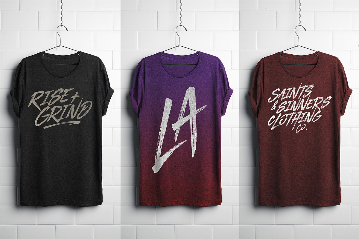 BLACKHAWK Brush Font, a Font by Sam Parrett