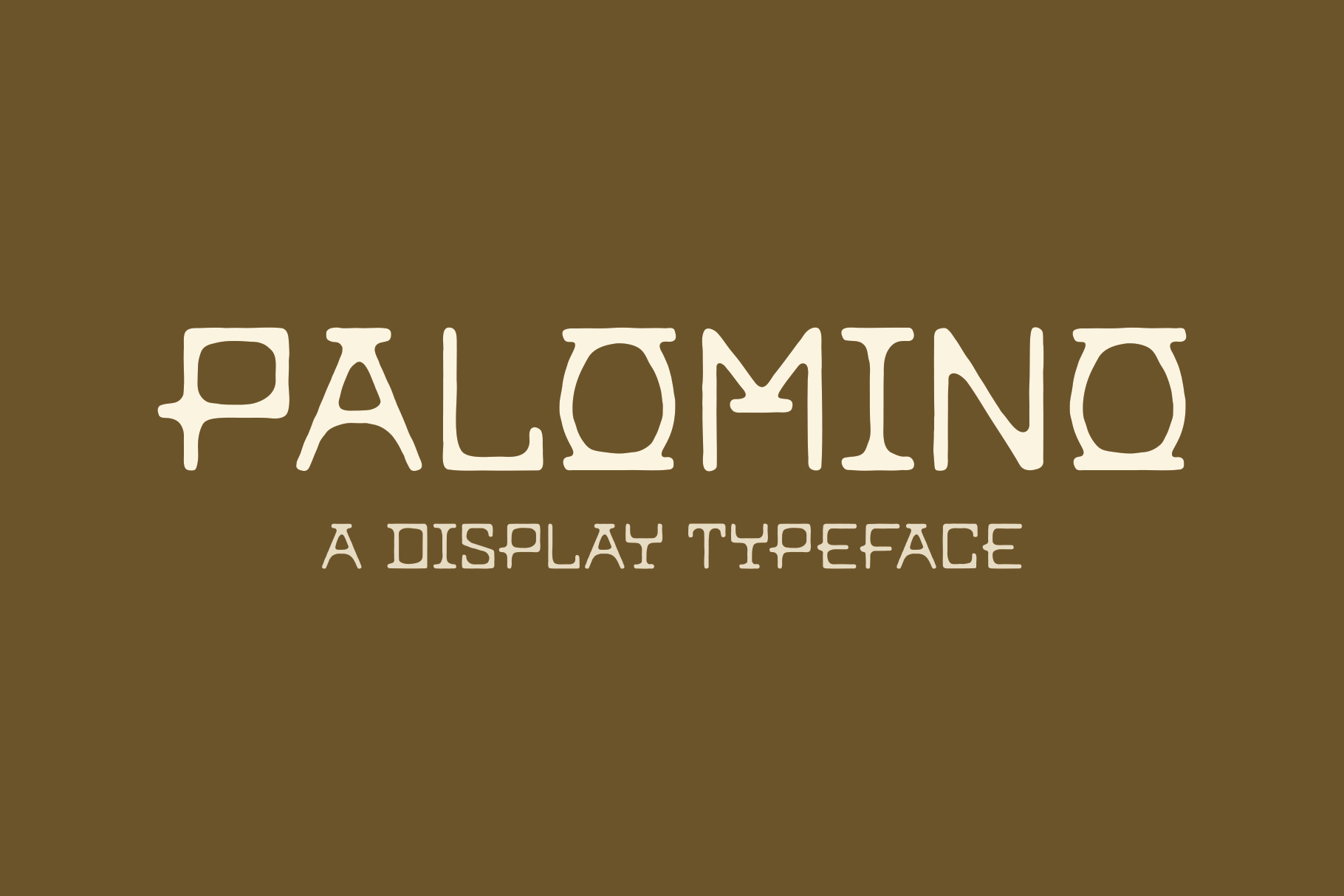PALOMINO Display Font, a Font by Ocotillo Design Studio
