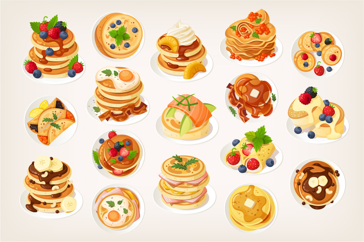 Delicious Pancakes, an Object Graphic by Moonery's
