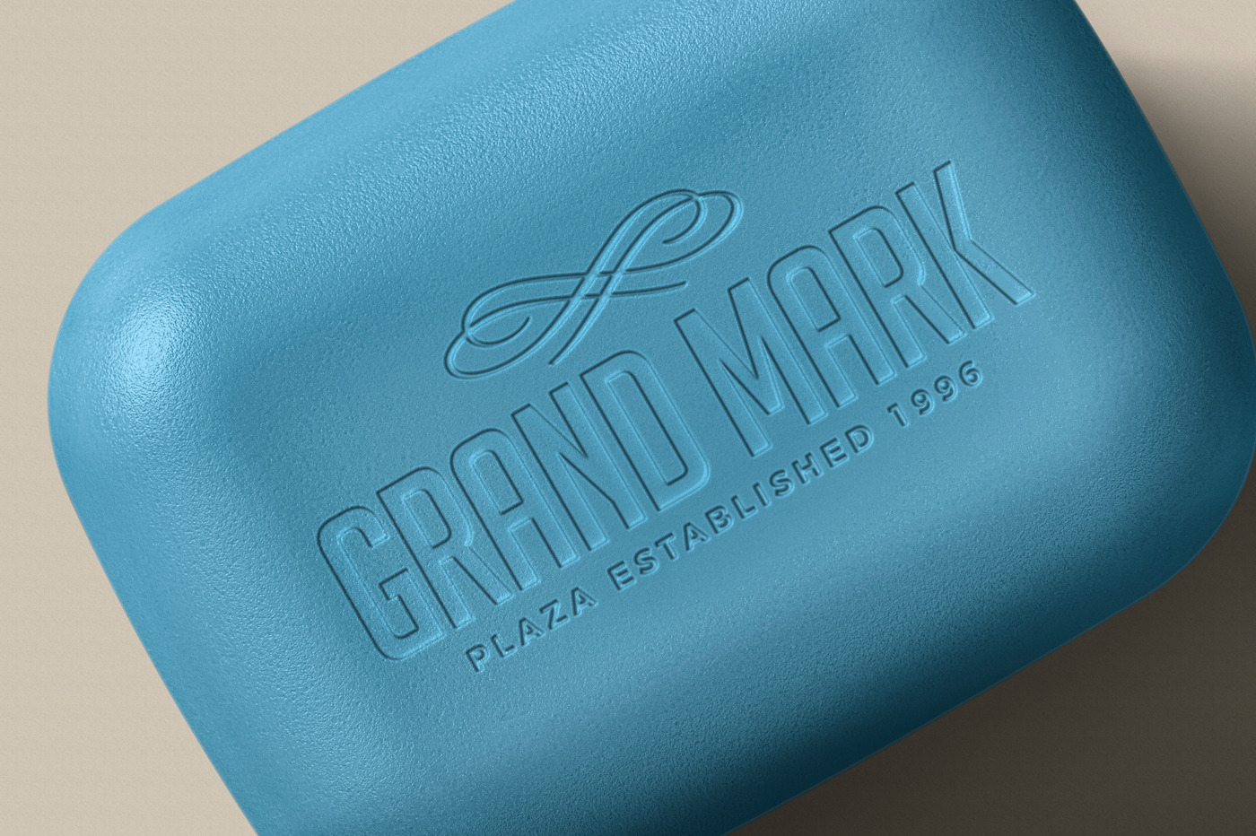 Plastic Debossed Logo Mockup, a Product Mockup by DesignNeutrons