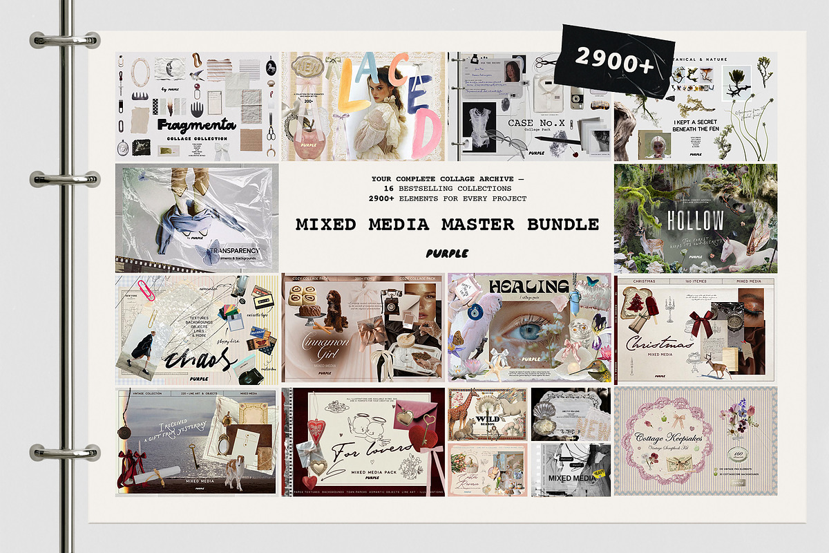 Mixed Media Master Bundle, an Object Graphic by Purple