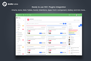 Guru Able BS 4 & Angular 4 Dashboard, a HTML Template by codedthemes