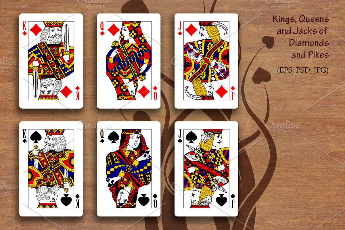 Pocker Playing cards original design, a Decorative Illustration by ...