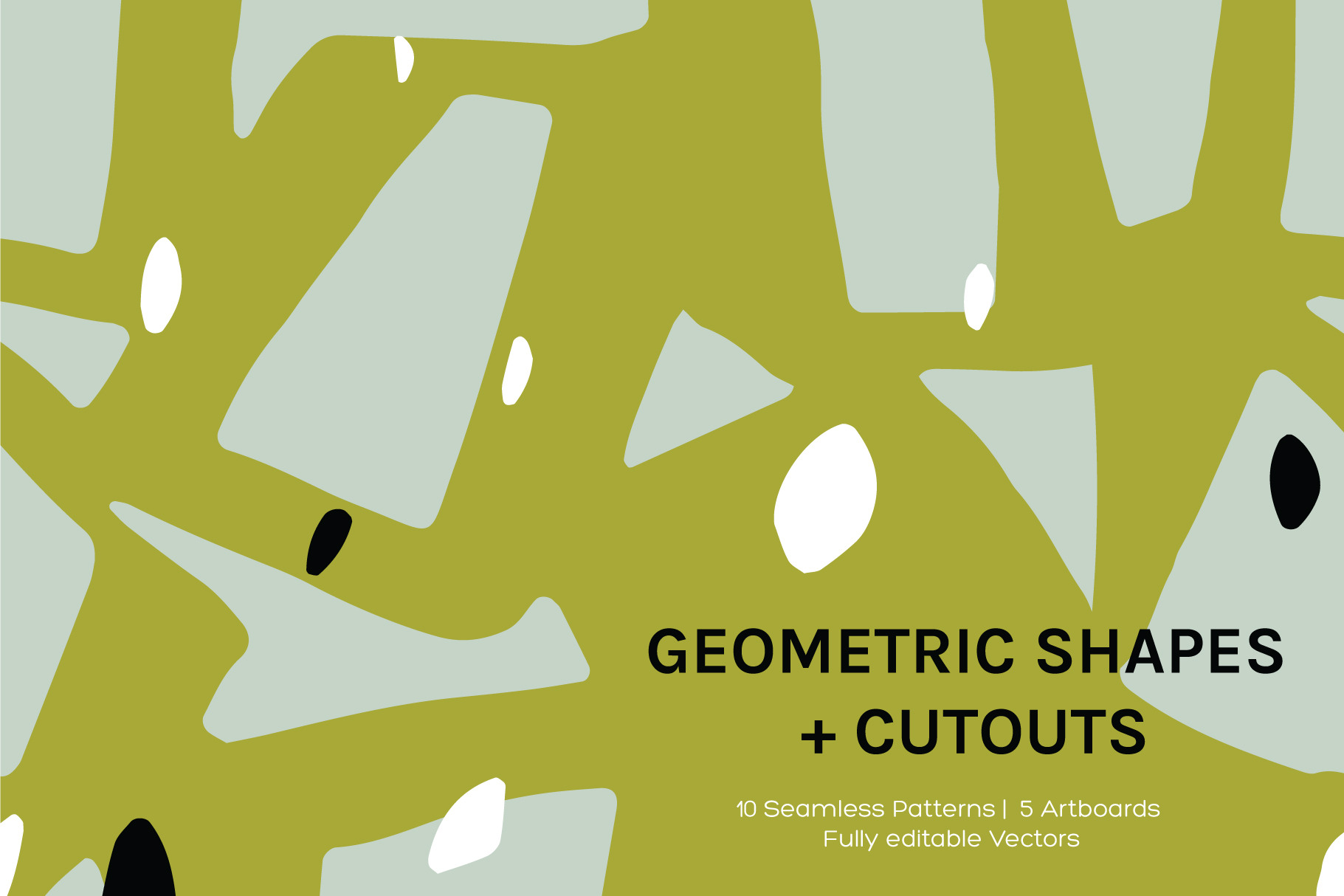Geo Cutouts | Artboards + Patterns, a Pattern Graphic by The Collective ...