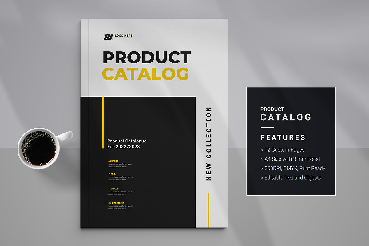Product Catalog Template | Creative Market