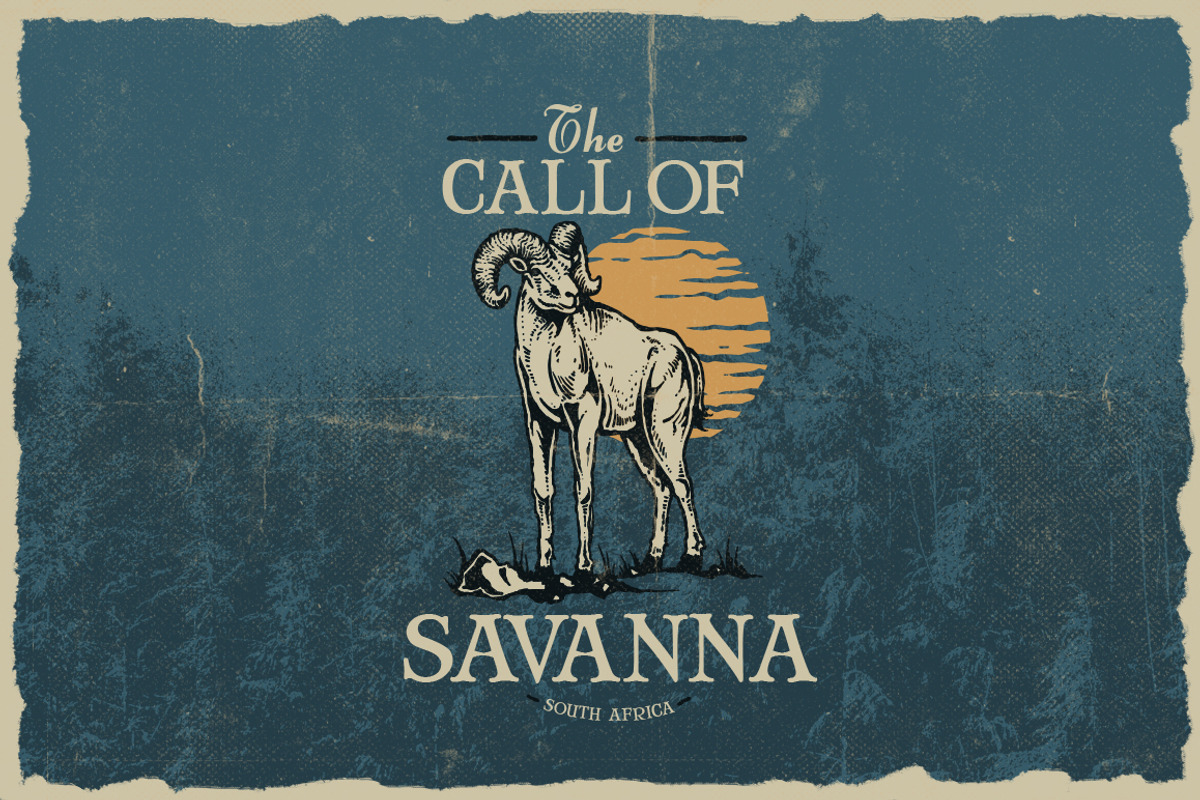 50 Vintage Animal Logo, a Branding & Logo Template by TSV Creative