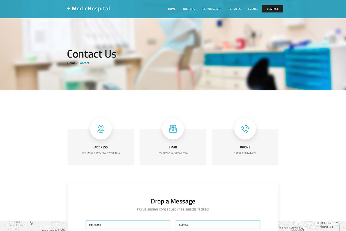 Medical Hospital Template Design, a Templates & Theme by Neha Guleria