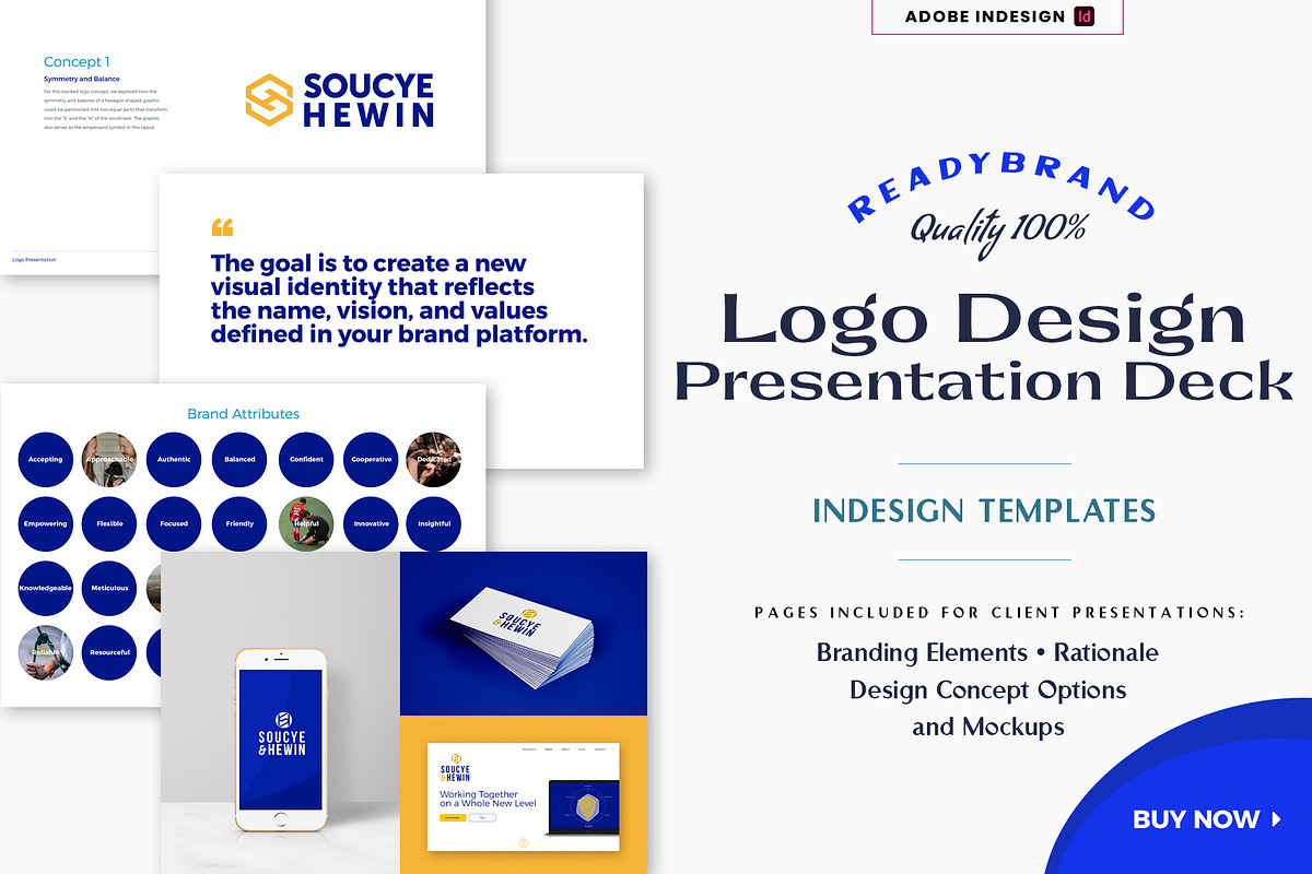 Logo Design Presentation Template, a Presentation Template by Happy ...