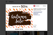 Fall / Autumn Social Media Templates, a Social Media Template by BrandPacks