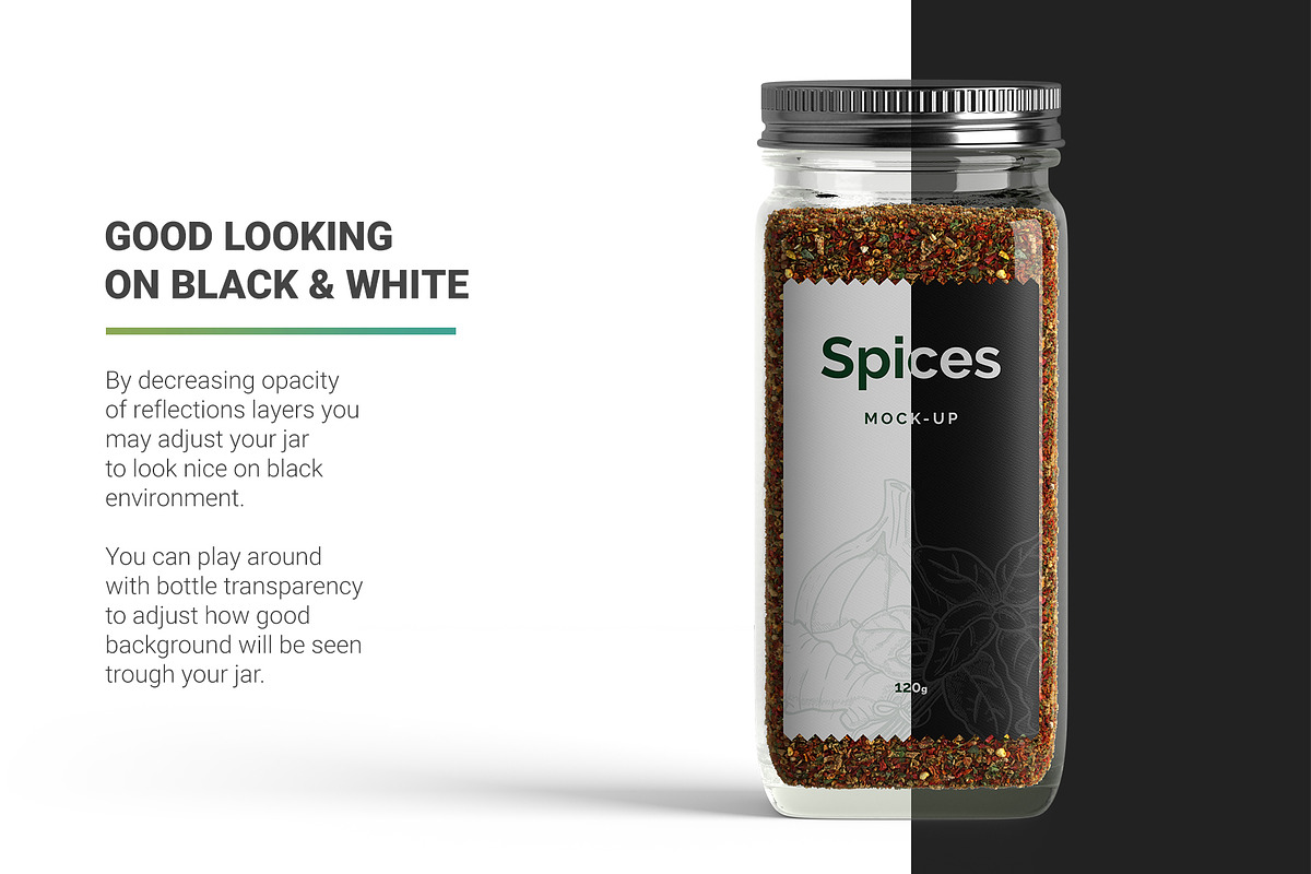 Spices Mockup, a Packaging Mockup by AY Mock-Ups