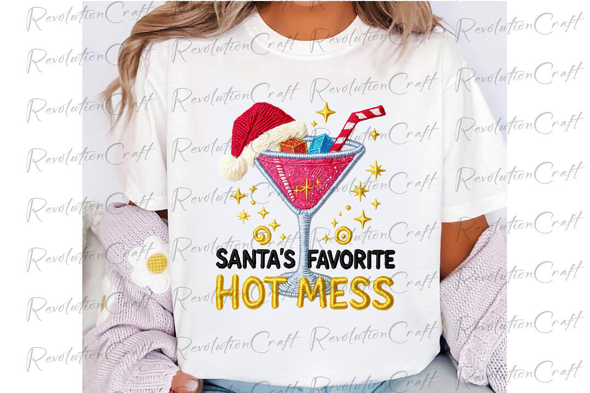 Yarn Crochet Christmas Hot Mess, an Illustration by OK Design