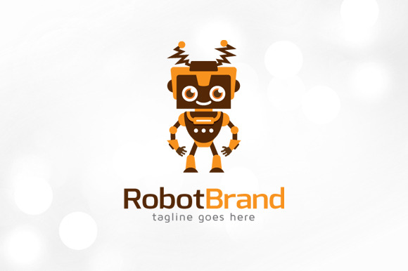 Robot Brand Logo, a Branding & Logo Template by gunaonedesign