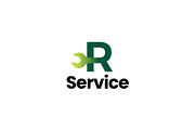 r letter wrench service logo vector, a Branding & Logo Template by vastard