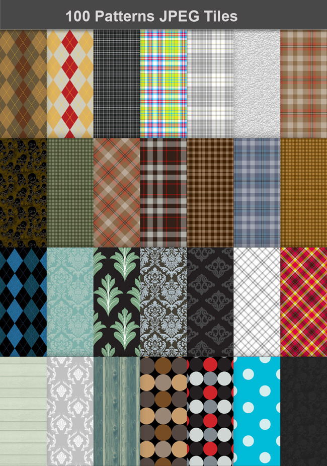 100 Patterns, a Pattern Graphic by TrueMitra Designs