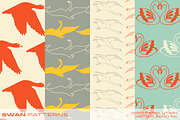 Swan Patterns, a Pattern Graphic by LuOtero