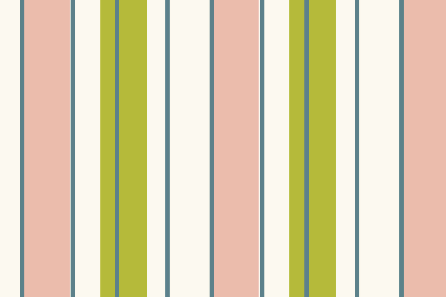 Retro Colors Stripe Repeat Pattern