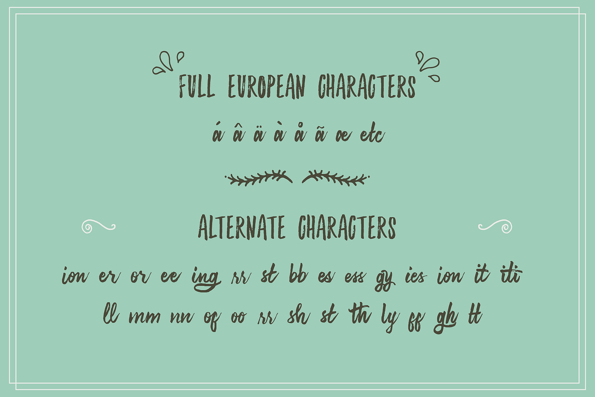 Sanderling Textured Font, a Script Font by Lettering Supply Co.