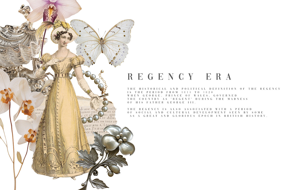 Regency Era Collage Creator, an Object Graphic by Kaleriia