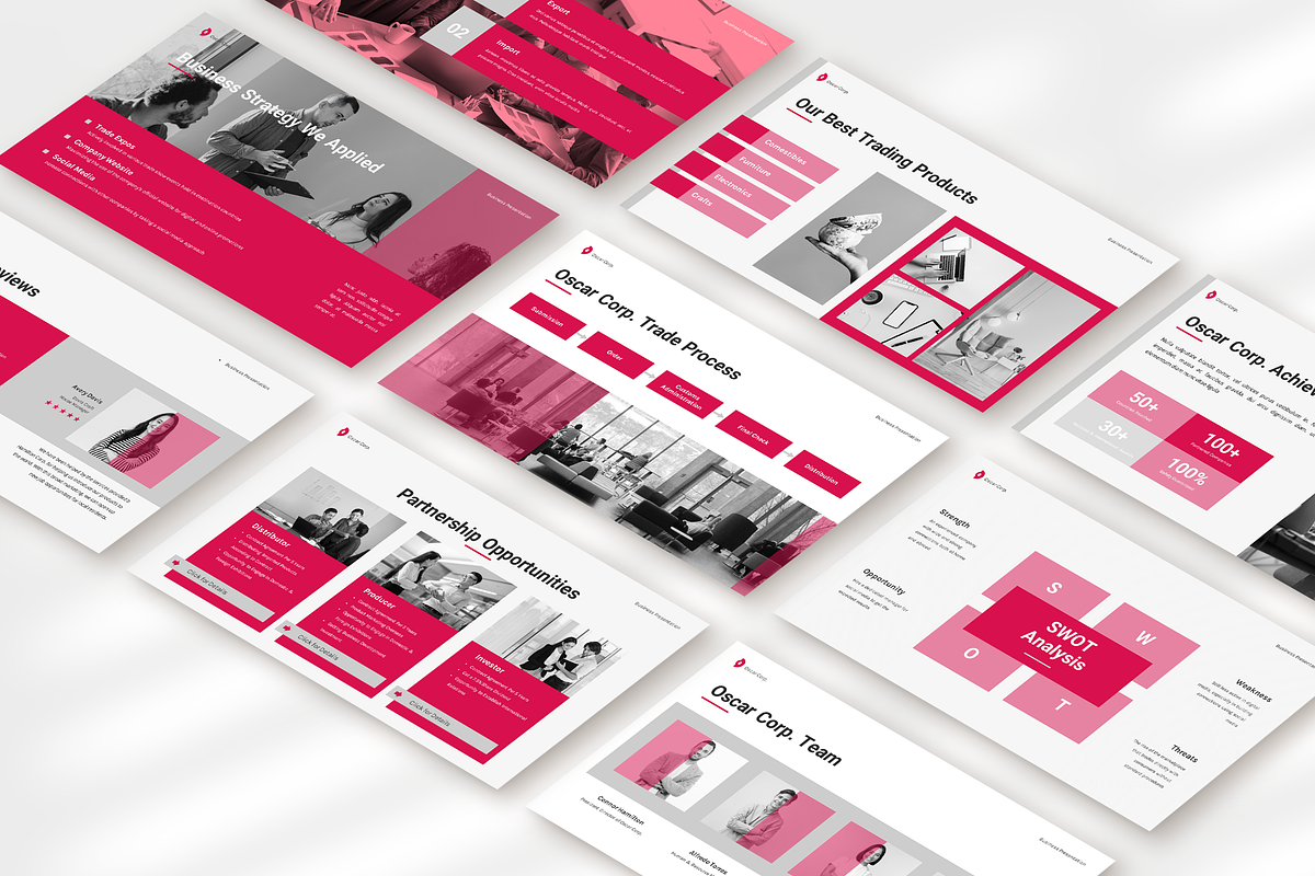 Professional business presentation, a Presentation Template by peterdraw