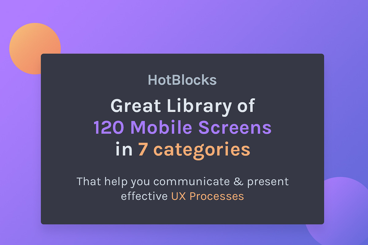 HotBlocks - Mobile Flowcharts UI Kit, an UI Kit Template by Dorin007 ...