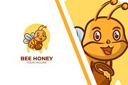 Bee Honey Mascot, a Branding & Logo Template by FDR Studio