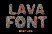 Lava Font, a Font by Handmadefont
