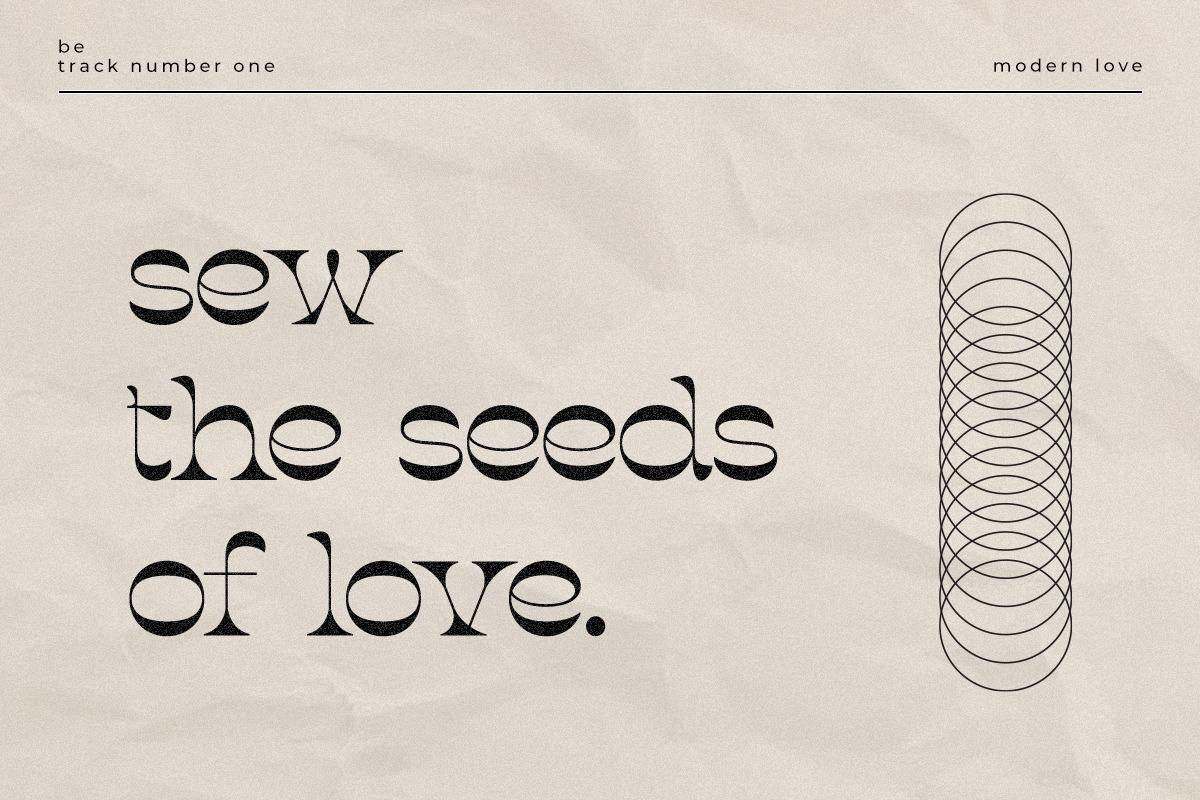 Modern Love - Typeface, a Serif Font by ClevUs