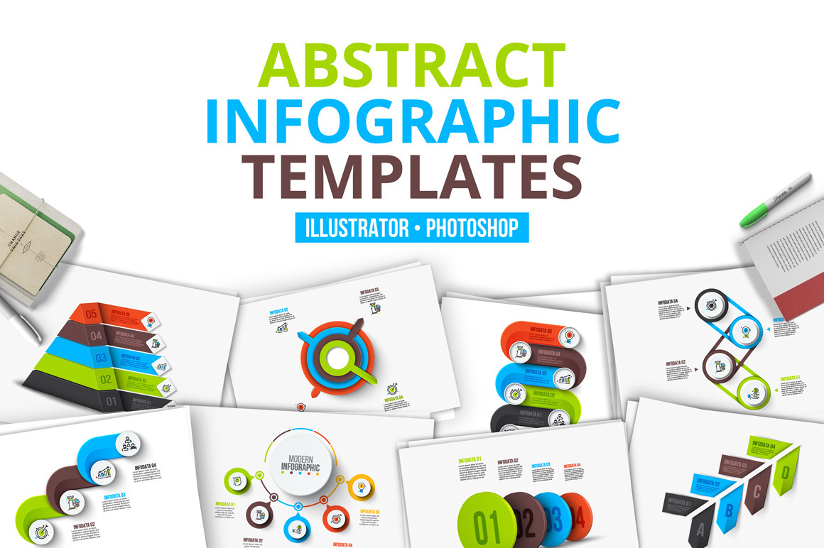 Abstract infographic templates, a Presentation Template by Abert ...